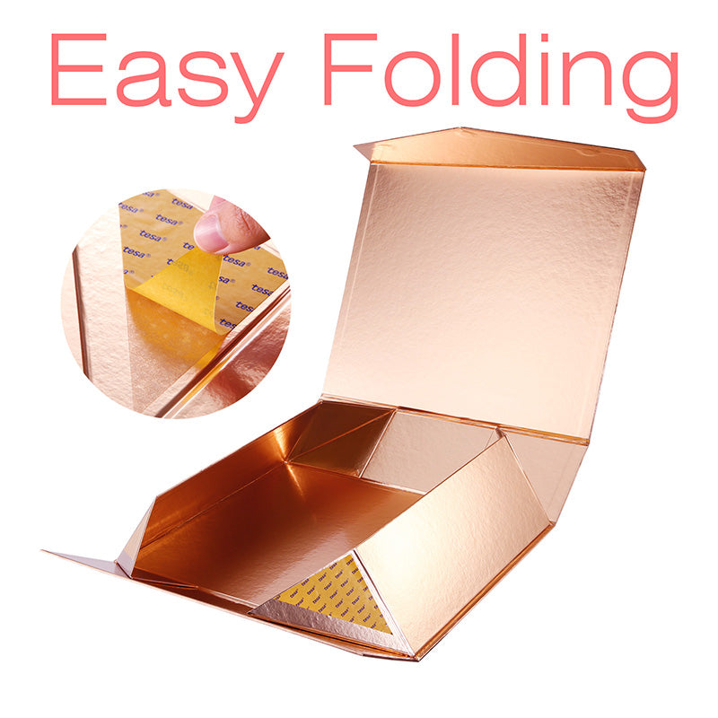 PKGSMART 2 Color 17x14.5x5.5 Inches Grain Texture Extra Large Gift Box