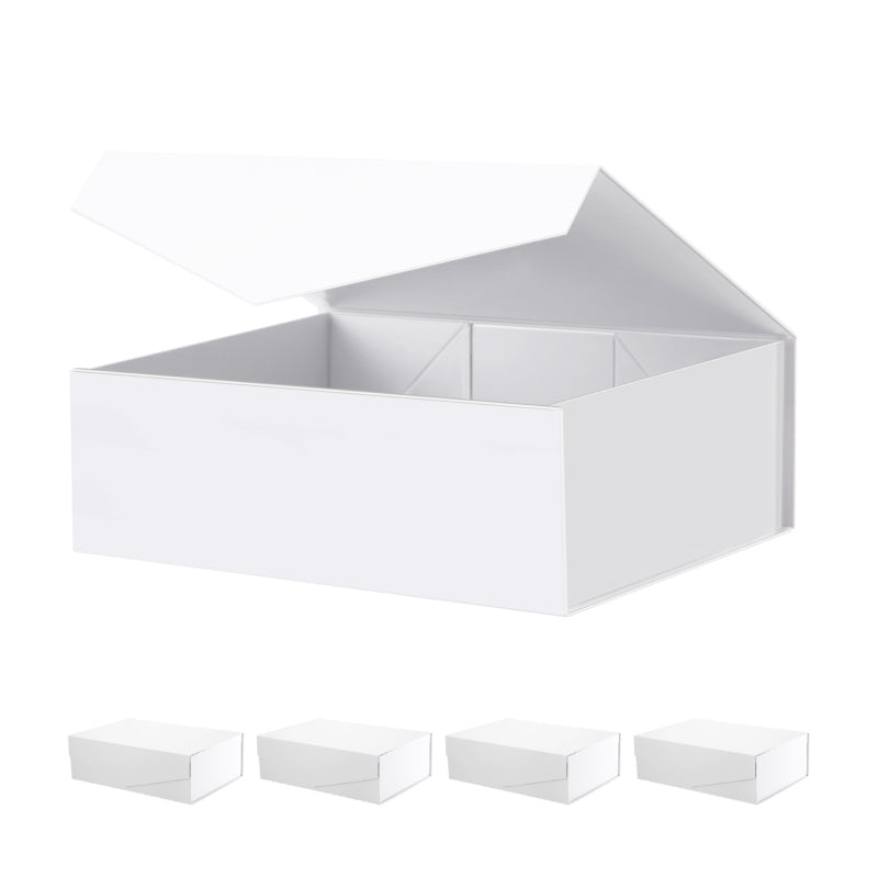 PKGSMART 2 Color 14x9.5x4.5 Inches Matte Rigid Flat Magnetic Folding G